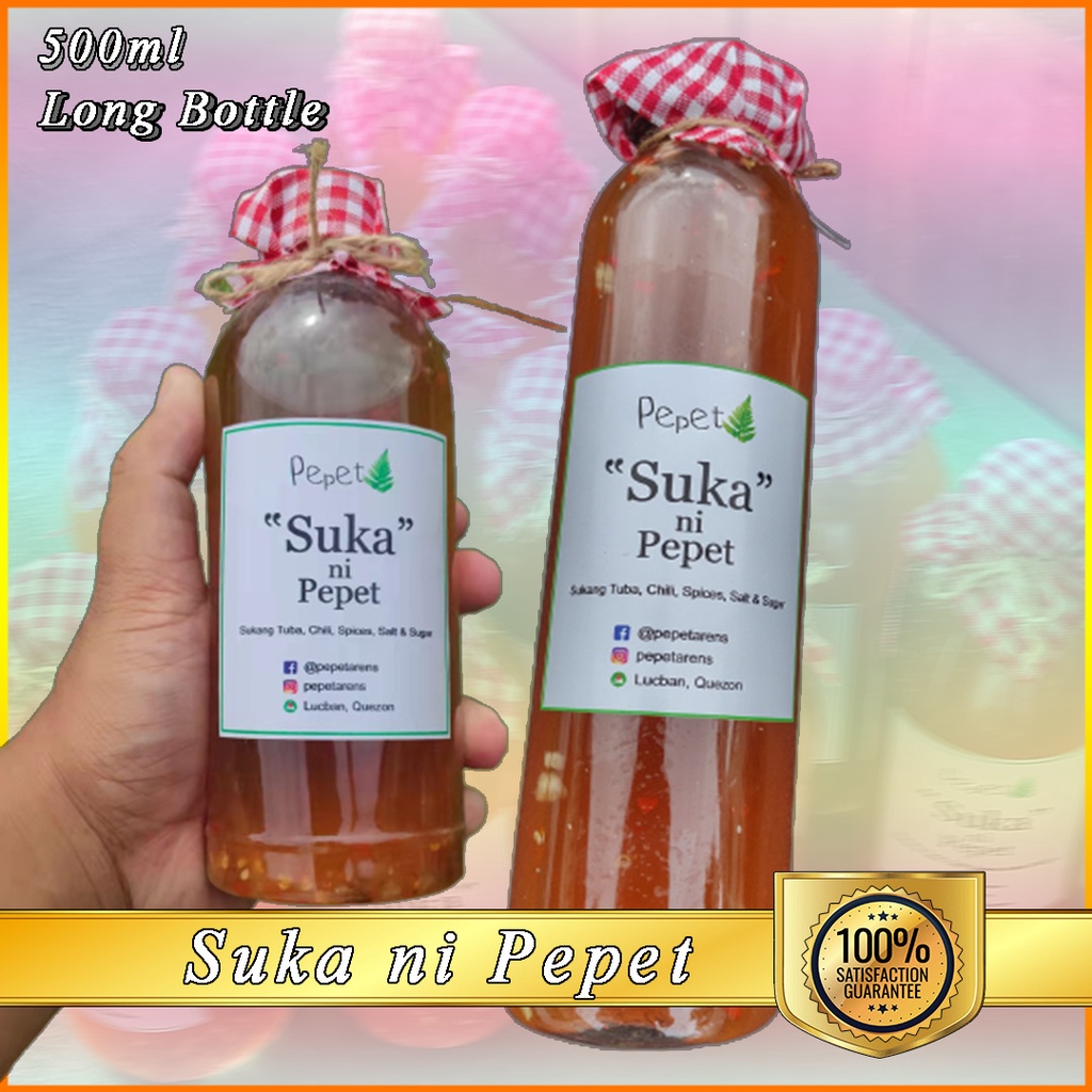 Suka Ni Pepet 500ml (Legit Supplier) NEW PACKAGING!!! | Shopee Philippines Suka Ni Pepet 500ml (Legit Supplier) NEW PACKAGING!!! | Shopee Philippines