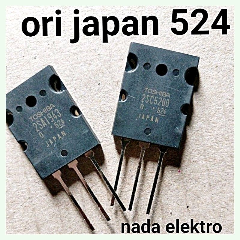 Toshiba Transistors A1943 / C5200 CODE 524 | Shopee Philippines
