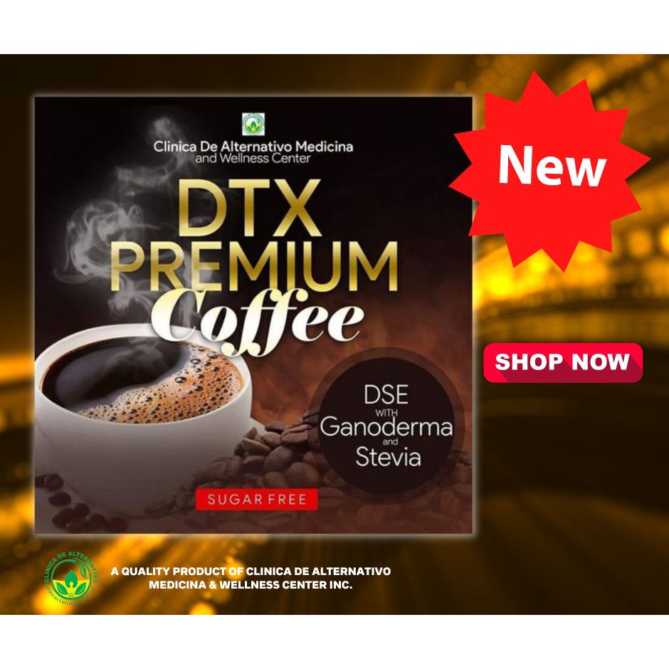 DTX (Premium Coffee Mix) With Ganoderma and Stevia | Shopee Philippines