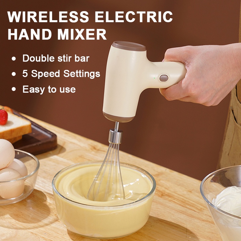 Multifunctional Mini Electric Hand Mixer rechargeable Egg Beater Hand ...