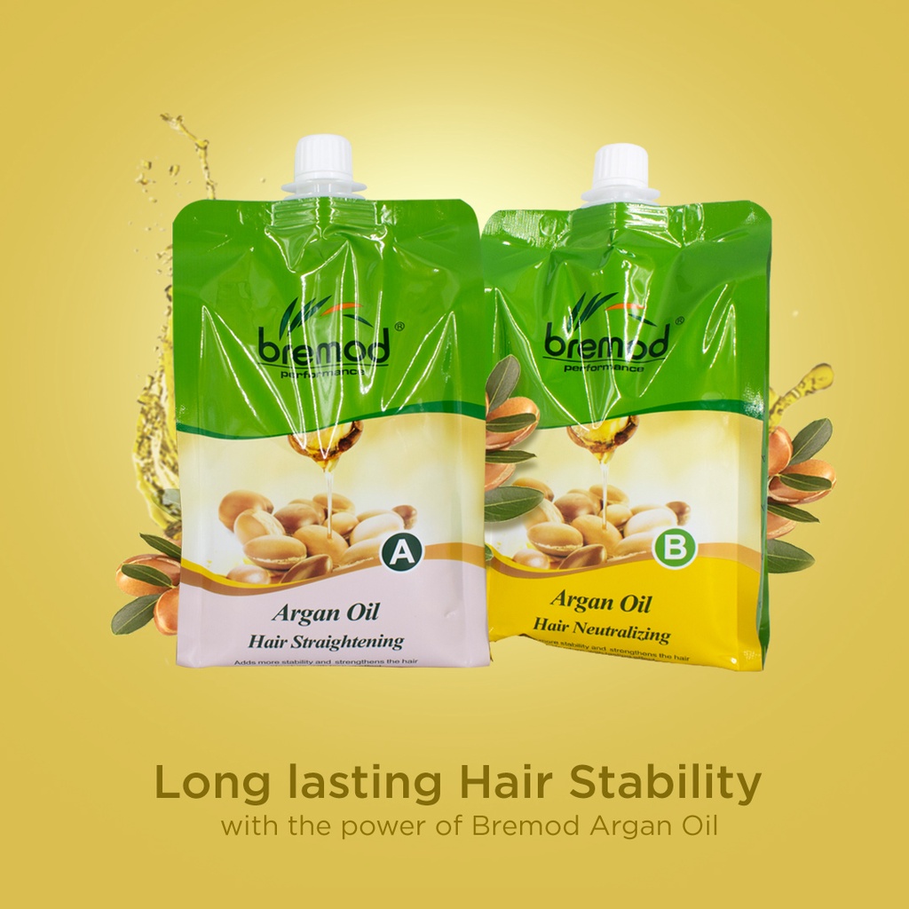 bremod argan oil hair rebonding 1000ml*2 | Shopee Philippines