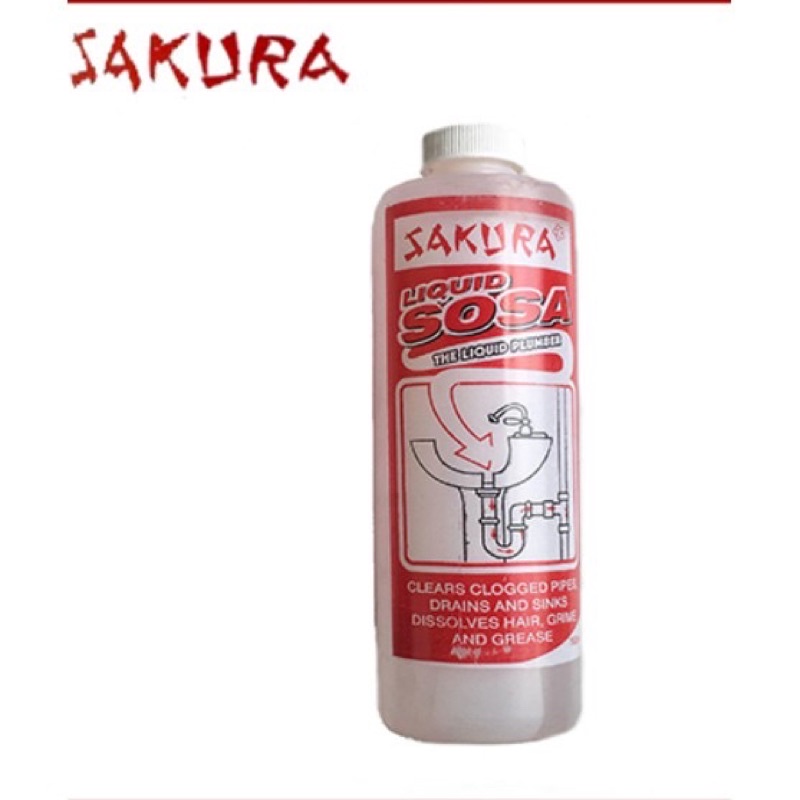 Sakura Liquid Sosa (The Liquid Plumber) 250ml | Shopee Philippines