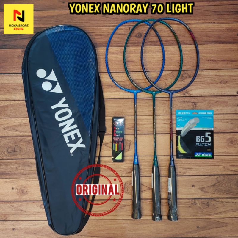 Yonex NANORAY 70 LIGHT BADMONTON Racket | Shopee Philippines