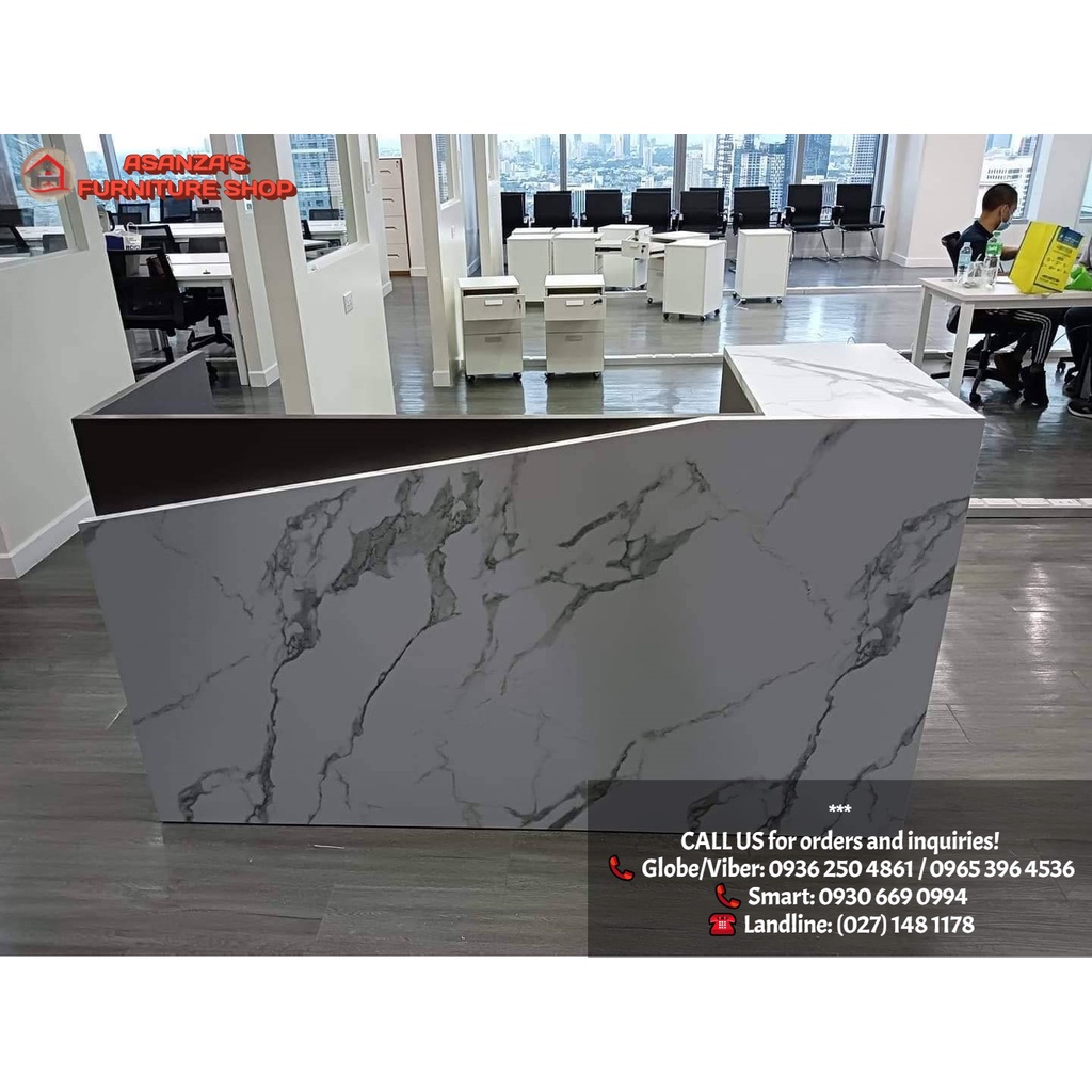 Custom Made Reception Desk (DIRECT FACTORY PRICE) | Shopee Philippines