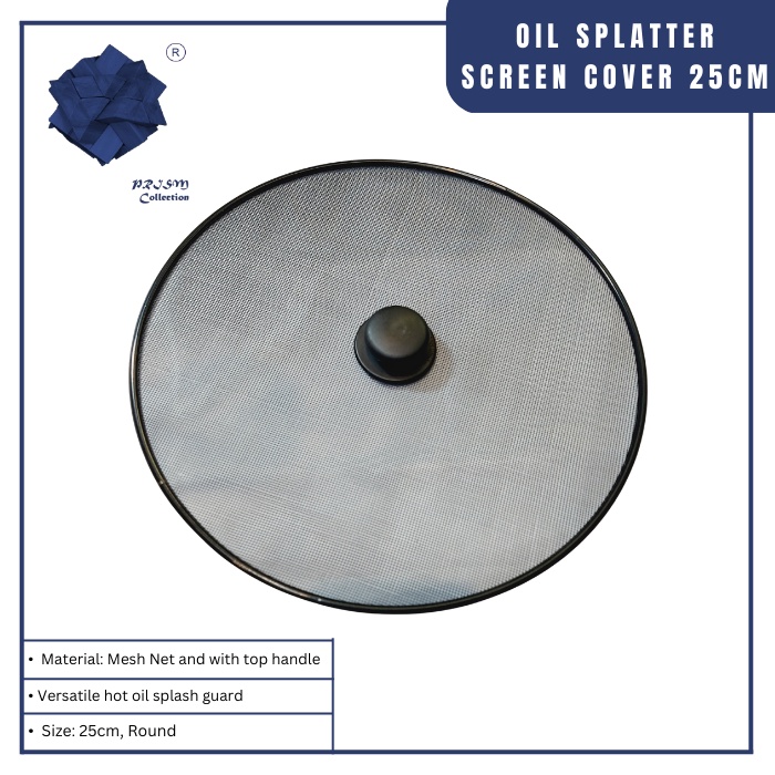 Oil Splatter Screen Cover Small 25 cm Mesh Splatter Screen Cooking Pots ...