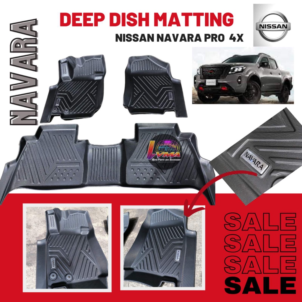 NISSAN NAVARA PRO 4X Deep Dish Matting | Shopee Philippines