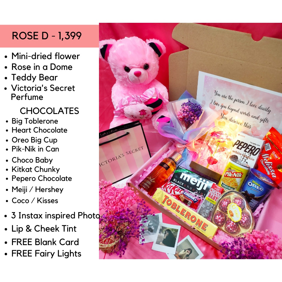 Rose in a Dome Gift Box (Anniversary/monthsary gift for girlfriend ...