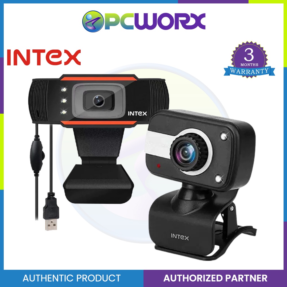 Intex IT-CAM 08/IT-CAM 09 USB 2.0 Webcam with Night Vision Camera ...