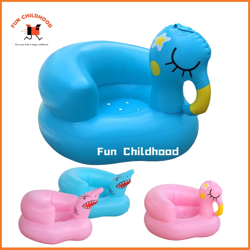 FUNC Inflatable Sofa Blue Pink Sofa for Kids | Shopee Philippines
