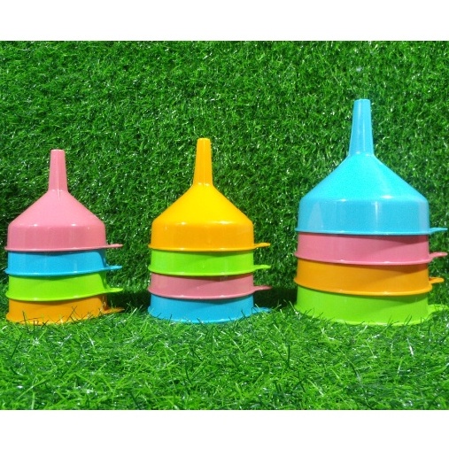 Small Medium Large Plastic Funnel [EMBUDO] For Kitchen Liquid Spices ...