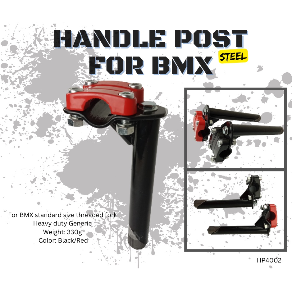 Bicycle BMX Handle Post Bike Stem post Steel | Shopee Philippines