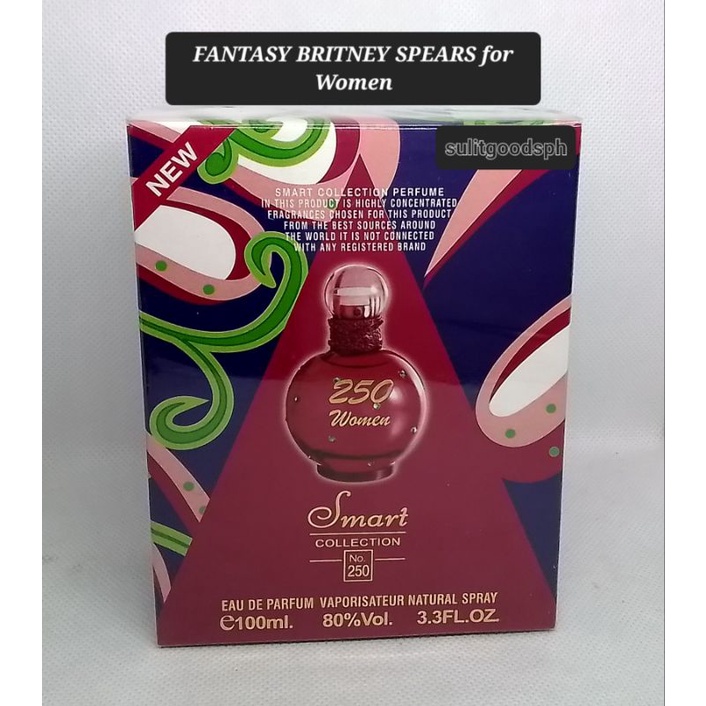 SMART COLLECTION PERFUME NO. 250 FOR WOMEN 100 ML EDP | Shopee Philippines