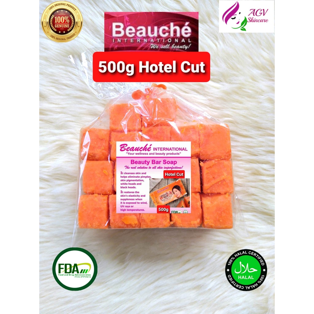BEAUCHE BEAUTY SOAP (500G/1KILO) HOTEL CUT..KOJIC+ PAPAYA ENZYME. BEST ...