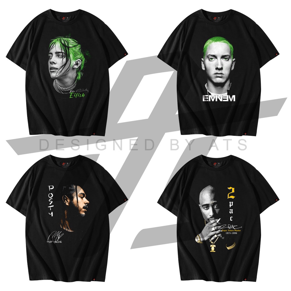 ats printing shirt Rappers and Singers Vintage Bootleg Print T Shirt ...