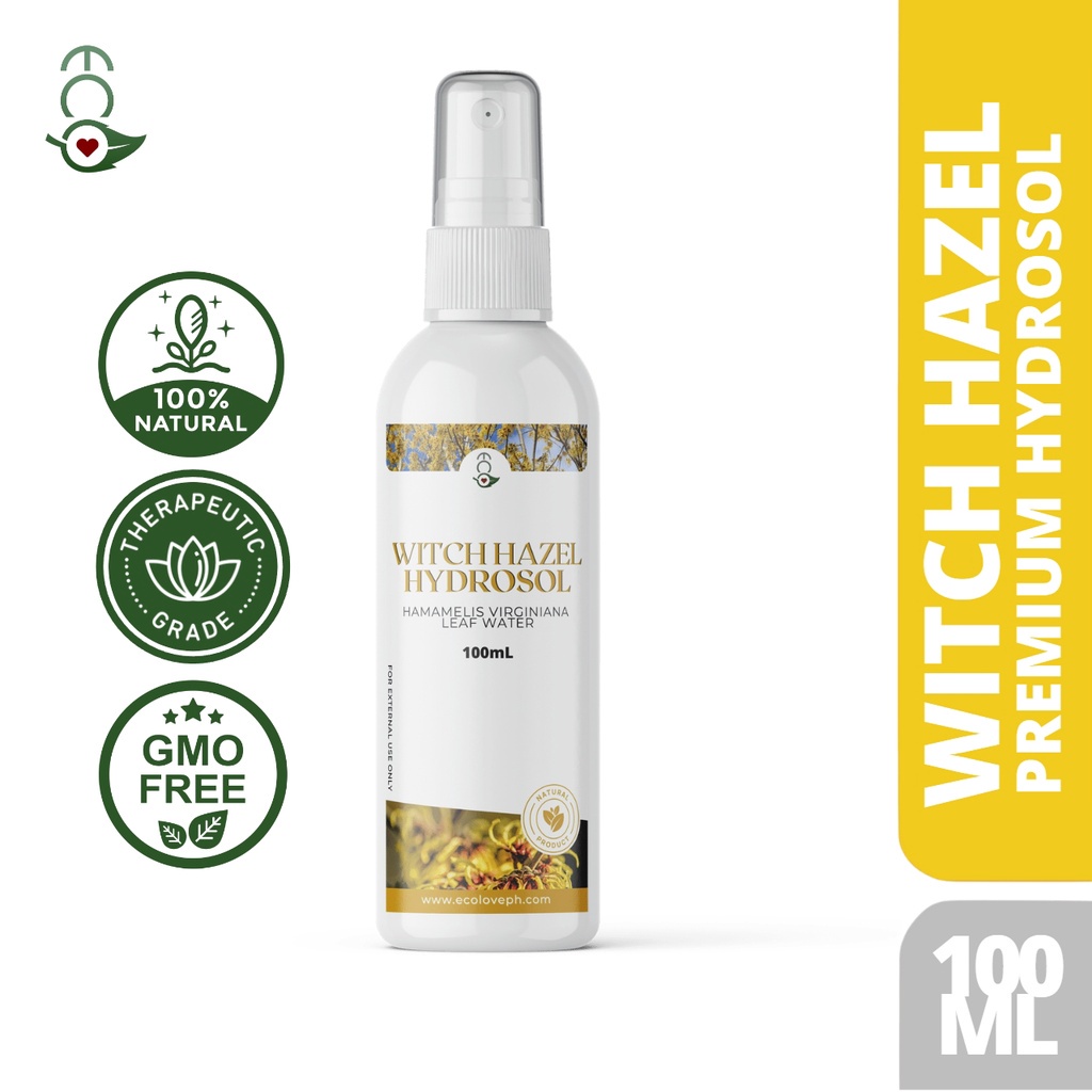 Eco Premium WITCH HAZEL HYDROSOL Face Mist Calming Spray Toner ...