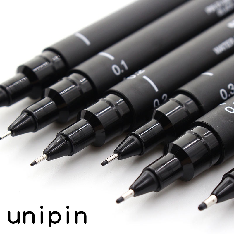HW UniPin Drawing Fiber Needle Thin Eyeliner Pen | Shopee Philippines
