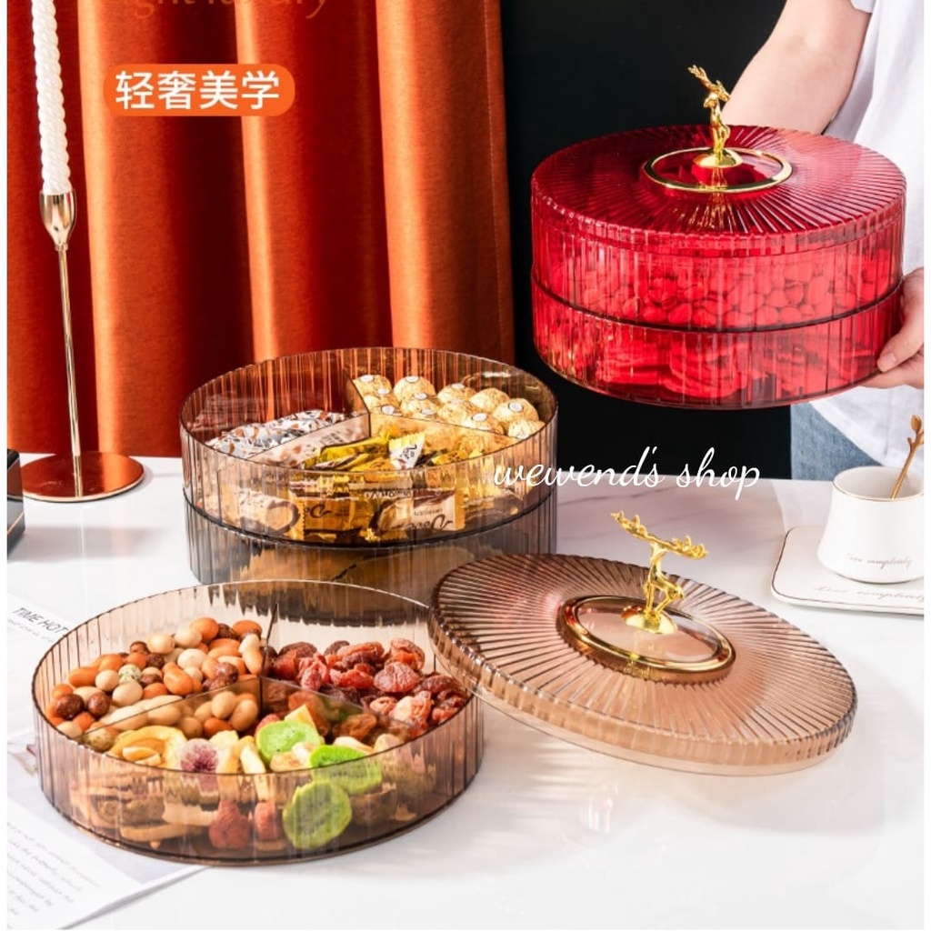 Luxury Elegant Snack Box Cake Holder | Tray Box Jar Of Dried Fruit ...