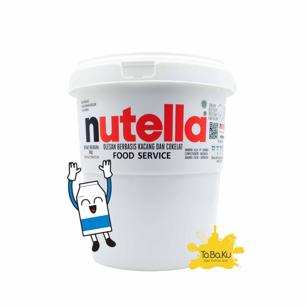 Nutella Packaging 3kg (Pail) | Shopee Philippines
