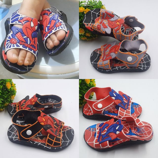 Affordable Spider Character Sandals For Kids (Size 15-26) | Shopee ...
