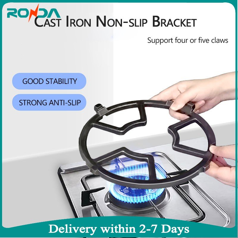 Cooker Support Rack Wok Pan Holder Cast Iron Wok Stand Cookware ...