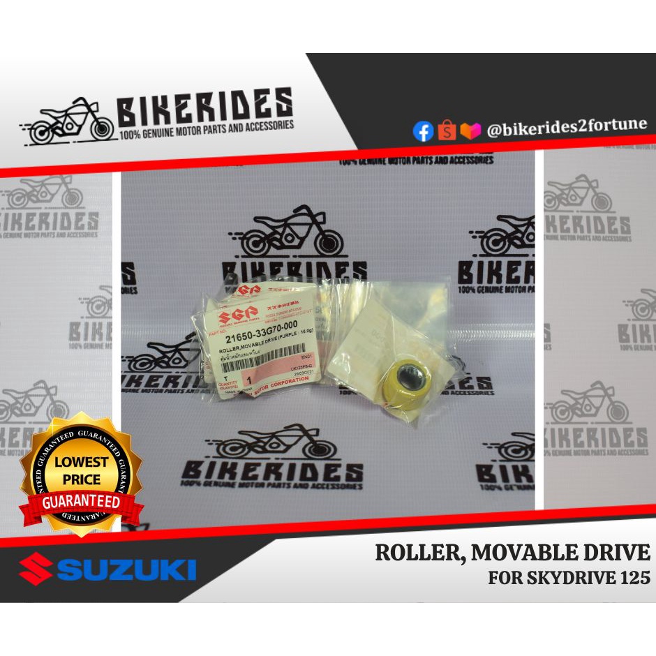 ROLLER (BOLA), MOVABLE DRIVE *6PCS* SGP (SKYDRIVE 125) GENUINE SUZUKI ...