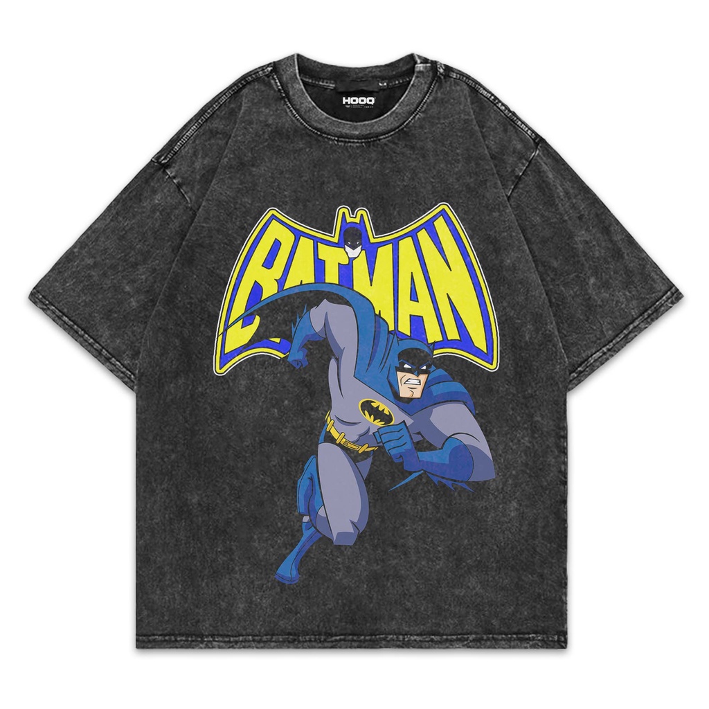 T-shirt Batman Oversize Model Washed Stone Wash/Batman T-shirt | Shopee ...