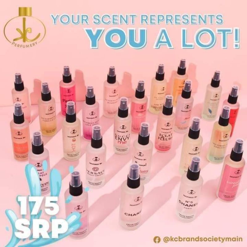 KC Perfumery Eau De Toilette Perfume For Women 25% OIL BASED | Shopee ...