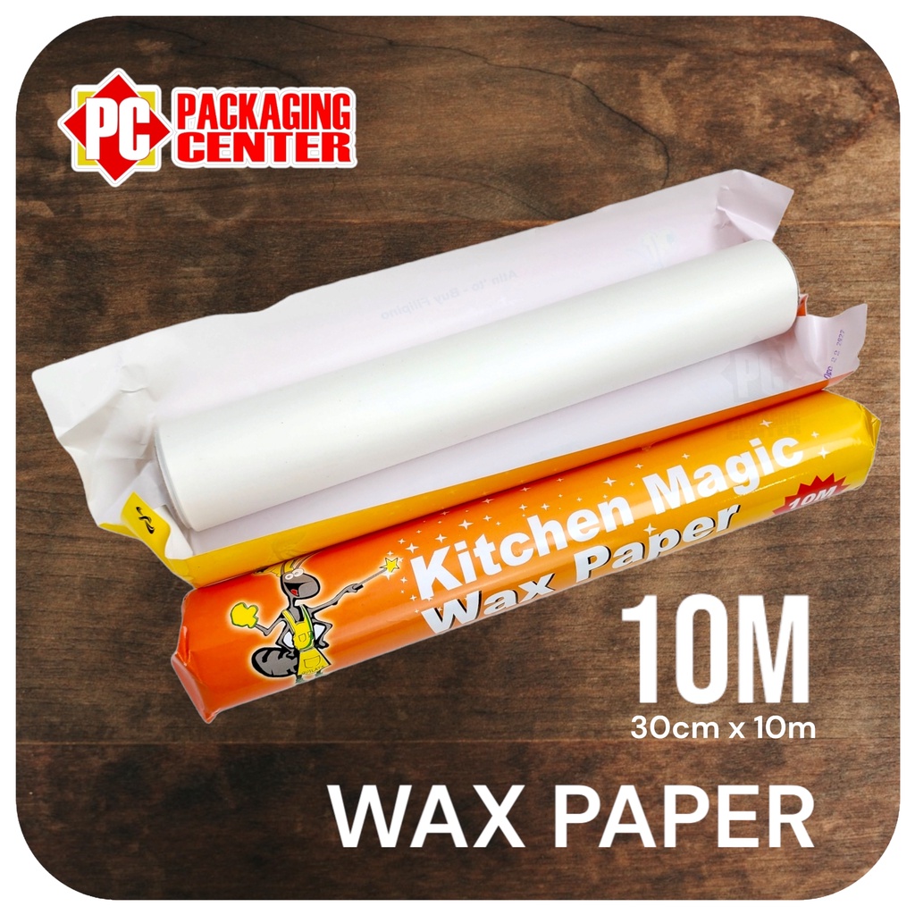 Wax Paper by 10meters per roll (PC Packaging Center) | Shopee Philippines