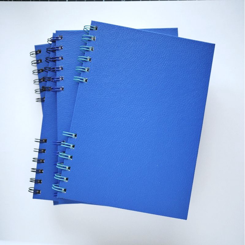 A5 Spring Bound Handmade Notebook with Grid Pages | Shopee Philippines