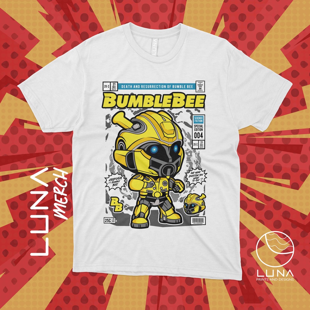 Pop Art- Transformers Bumble Bee Funko pop Chibi Shirt - The Luna Merch ...