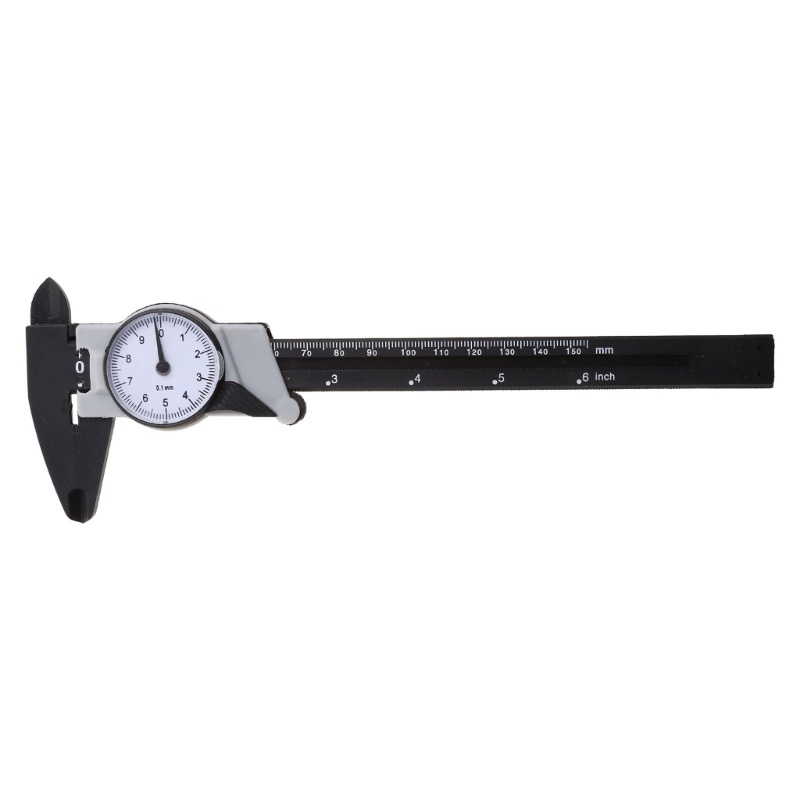 BT New 150mm 6inch Dial Caliper Plastic Vernier Caliper 4 Way Gauge ...