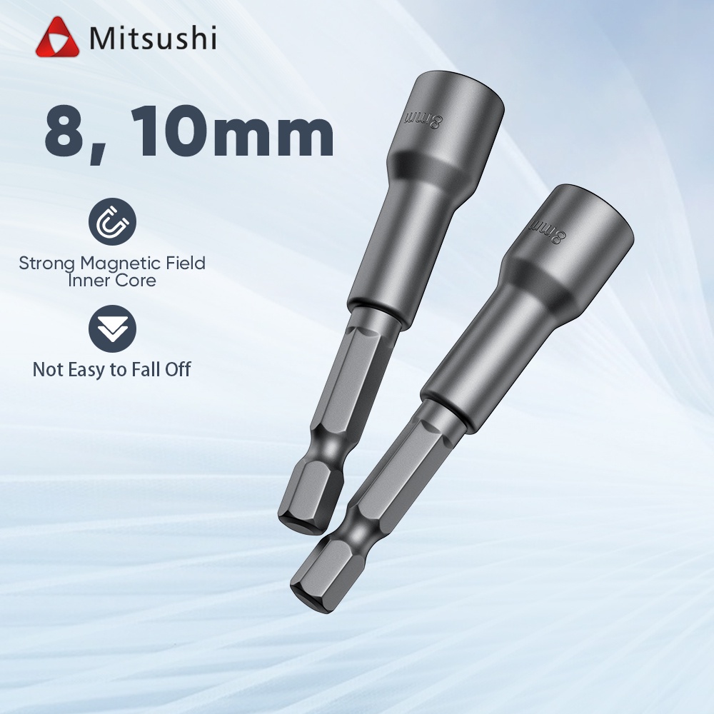 Mitsushi 8/10*63MM Magnetic Nut Setter / Tex Screw Adaptor / Magnetic ...