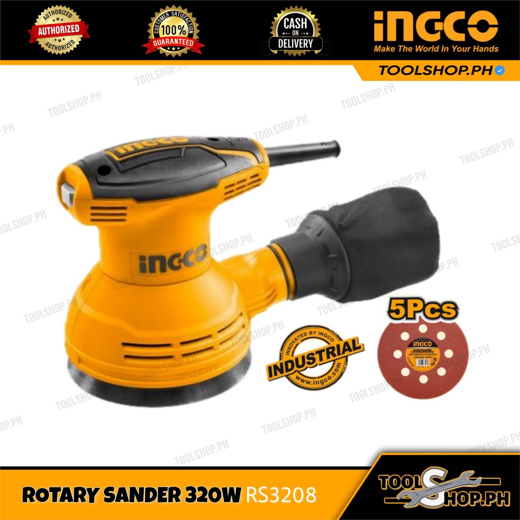 INGCO Rotary Sander 320W RS3208 | Shopee Philippines