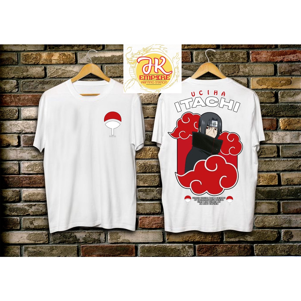 hk.empire_naruto_uchiha itachi_street wear quality print | Shopee Philippines
