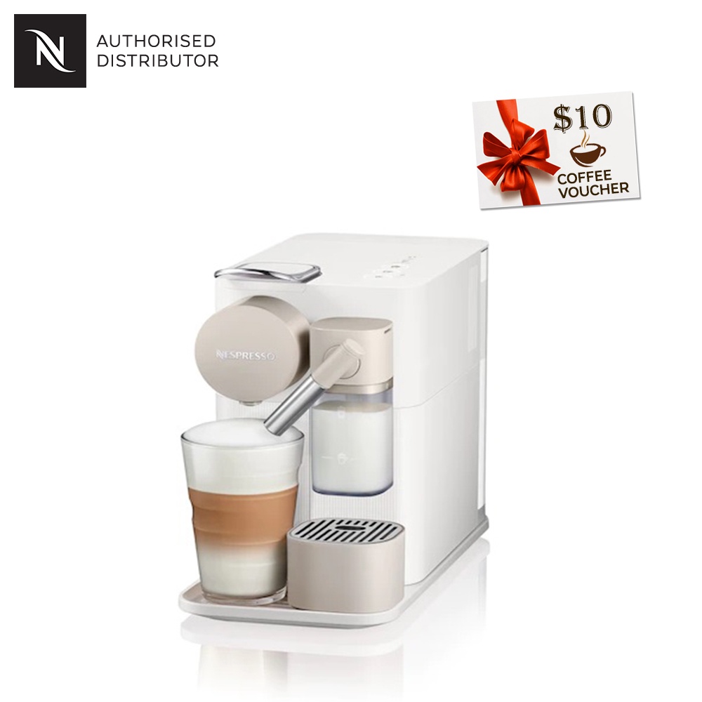 Nespresso Lattissima One Coffee Machine (Silky White) (FOC $10 Coffee ...