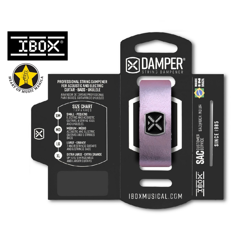IBOX Brazil DAMPER String Dampener String Muter for Electric Acoustic ...