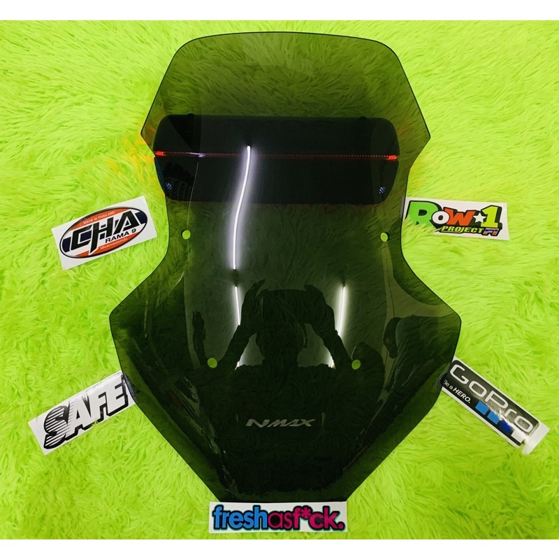 NMAX V1 WINDSHIELD Semi Long Visor smoke & clear | Shopee Philippines