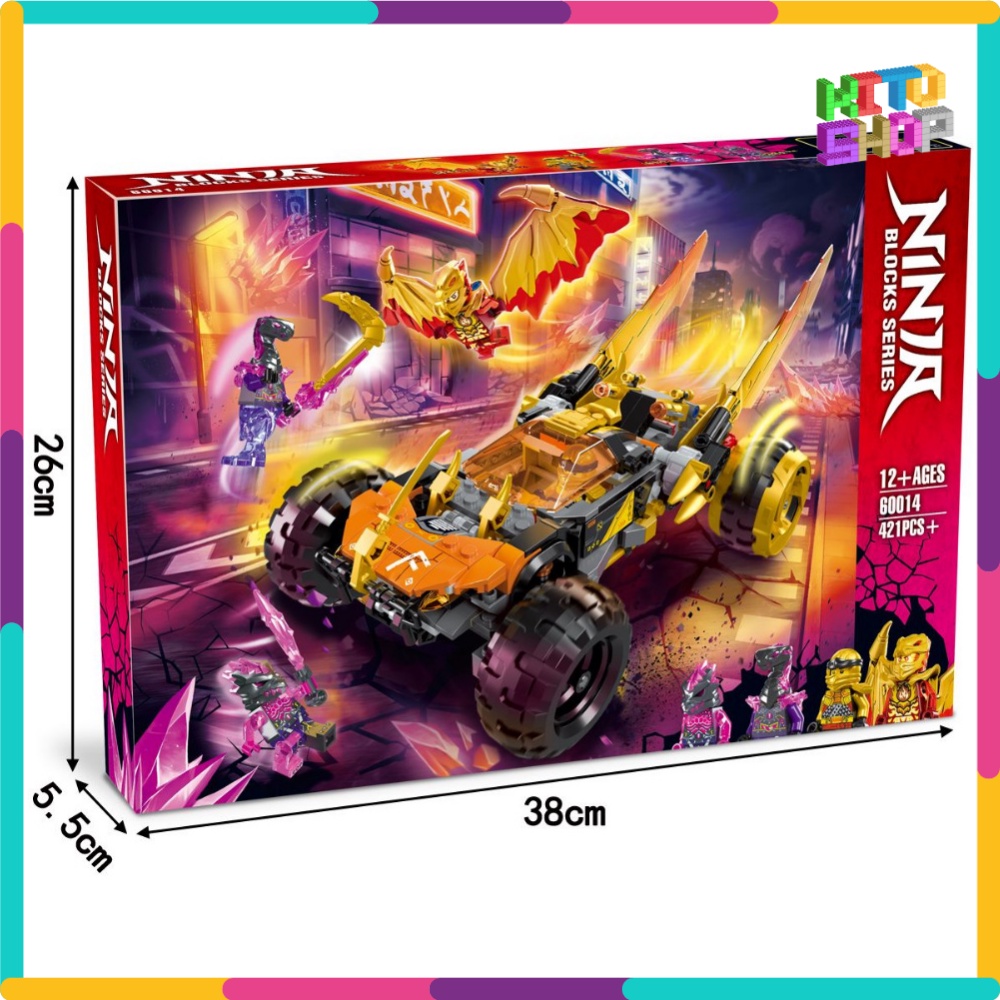 Cole's Ninjago Dragon Vehicle Assembly Toy ZM60014 421 Parts | Shopee ...