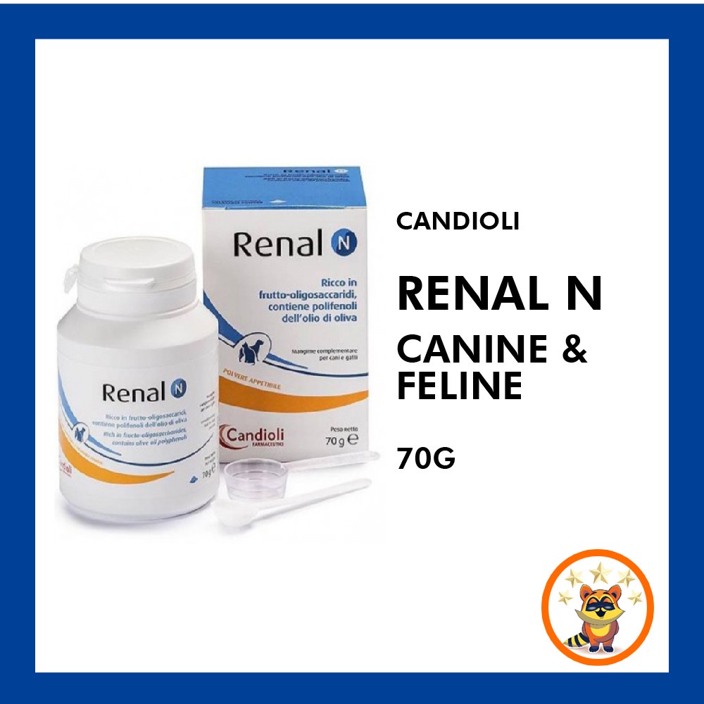 Candioli Renal N Powder for Canine Dog & Feline Cat Kucing 70g | Shopee ...