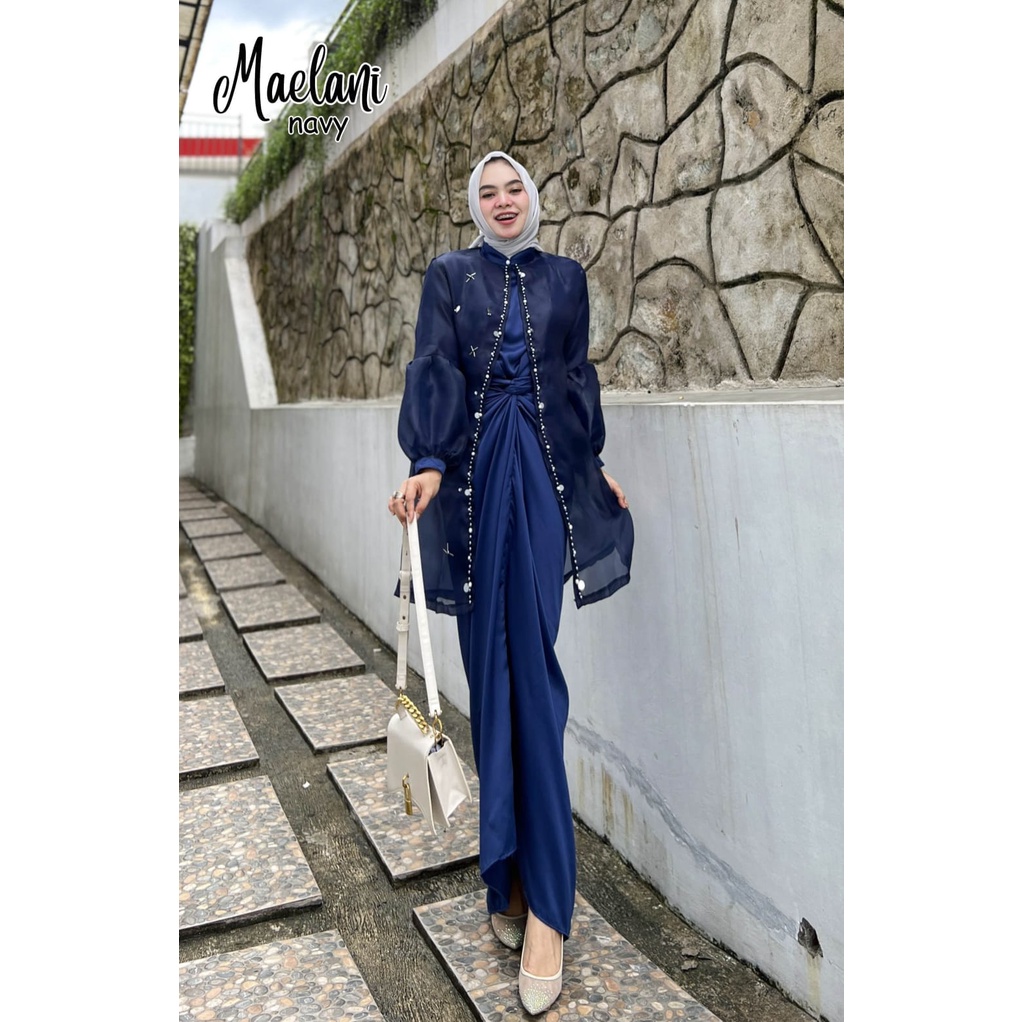 Maelani Party Robe Brocade Robe | Shopee Philippines
