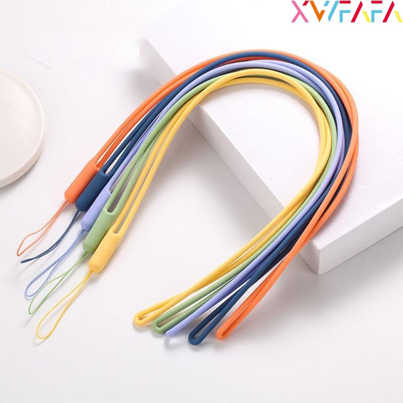 【Ready Stock】Candy Color Multi-color Silicone Rope Mobile Phone Anti ...