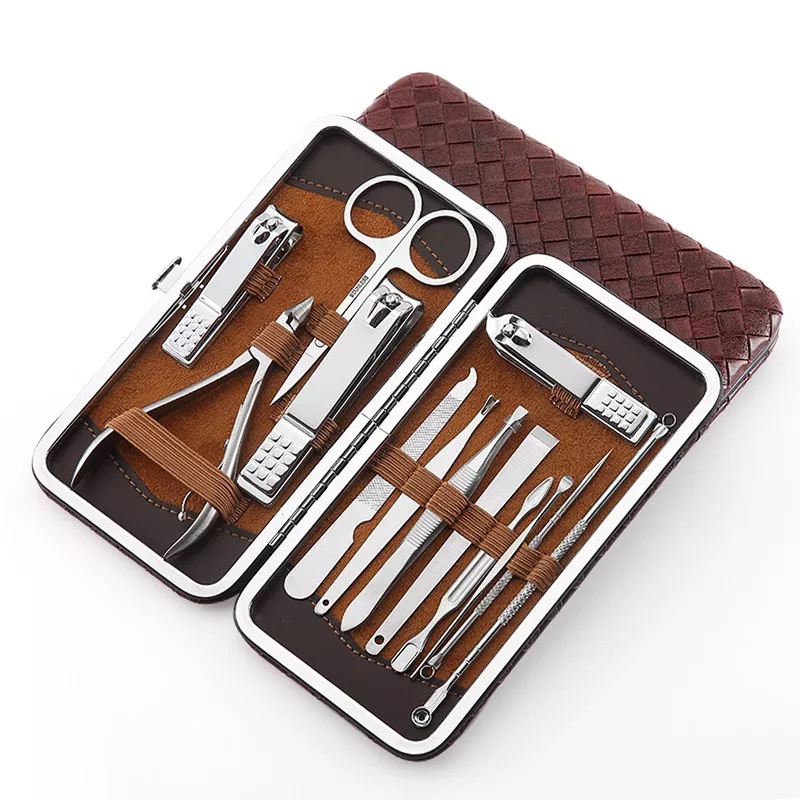 12 in 1 Manicure Set Nail Clipper Set Stainless | Shopee Philippines