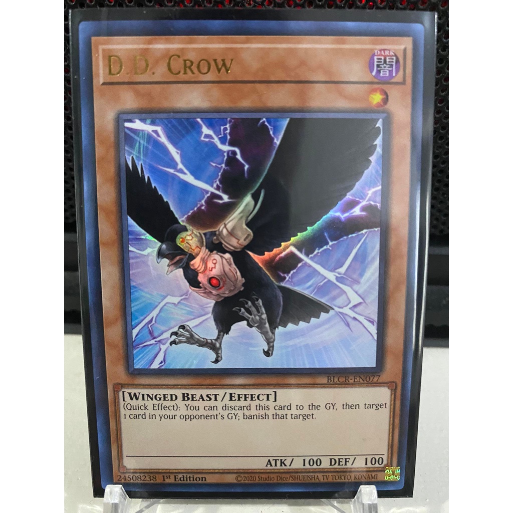 D.D. Crow - BLCR-EN077 - Ultra Rare 1st Edition | Shopee Philippines