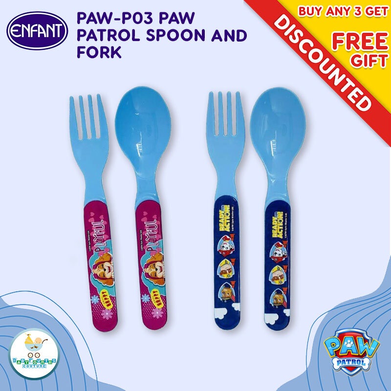 BFCM PAW PATROL SPOON AND FORK | Shopee Philippines