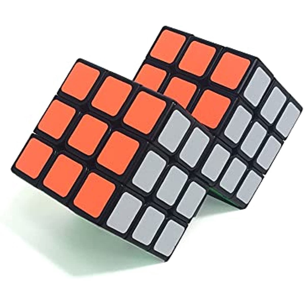 Qiyi Conjoined 3x3 Speed Cube 3x3x3 Unequal Mirror Blocks Bandaged ...
