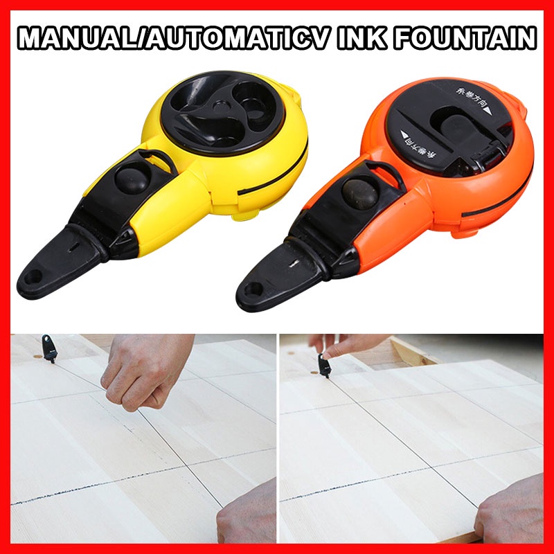 Manual/ Automatic 25 Meters/ 10 Meters Line Plastic Carpentry Marking ...
