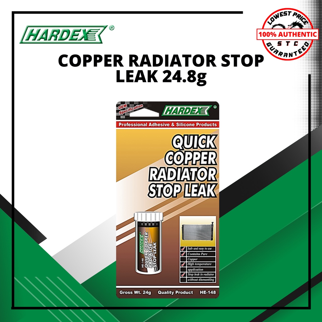 Hardex COPPER RADIATOR STOP LEAK 24.8g | Shopee Philippines