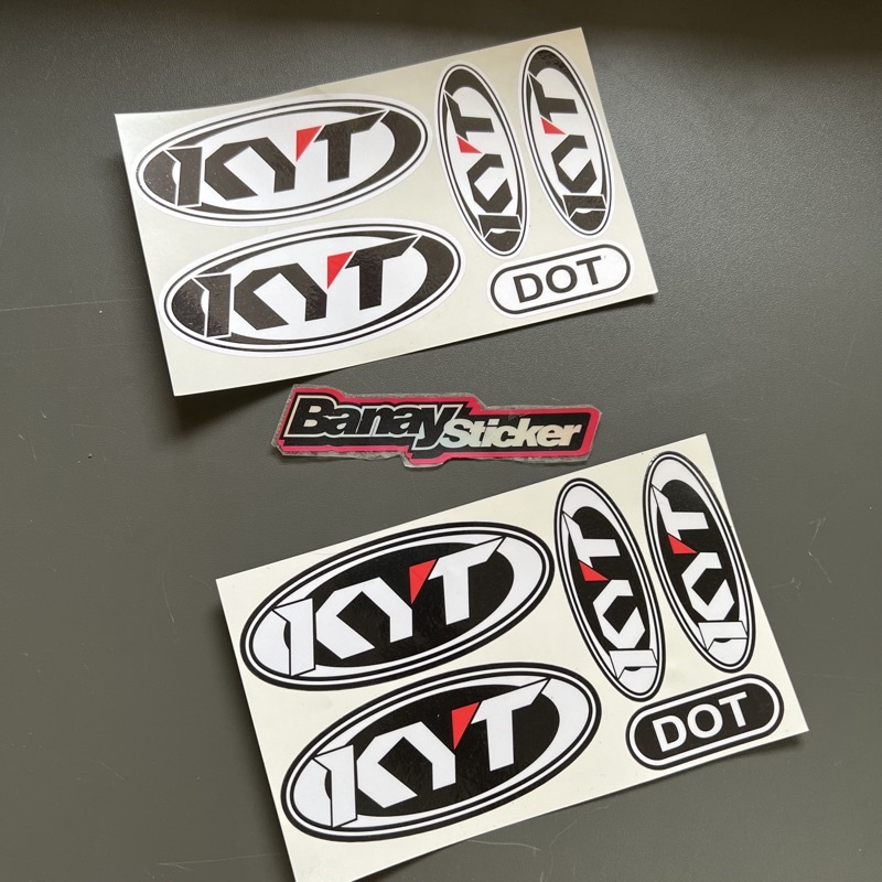 Helmet Sticker KYT Sticker Set Princutt | Shopee Philippines