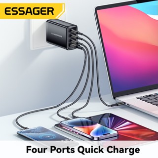Essager 100W/120W GAN Charger USB C Type C Multiport Charger USB ...
