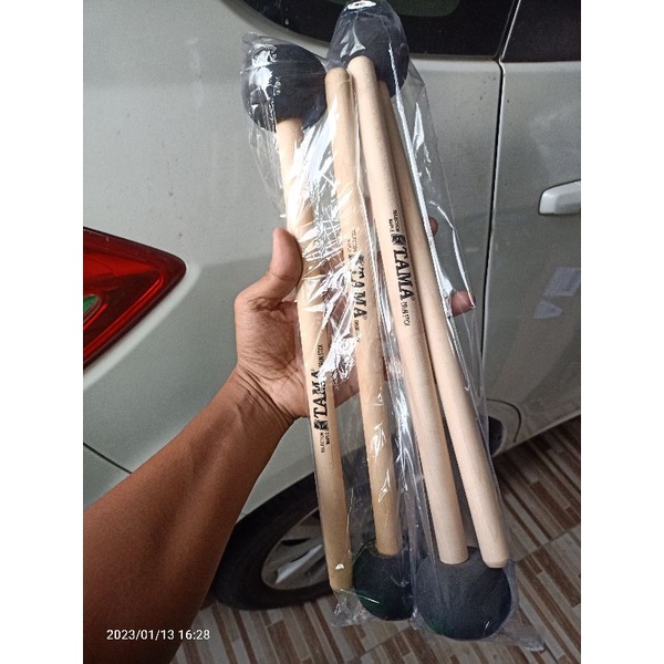 Marching Drum Bass Stick - Remo Hadroh Tam Keprak Bass Stick | Shopee ...